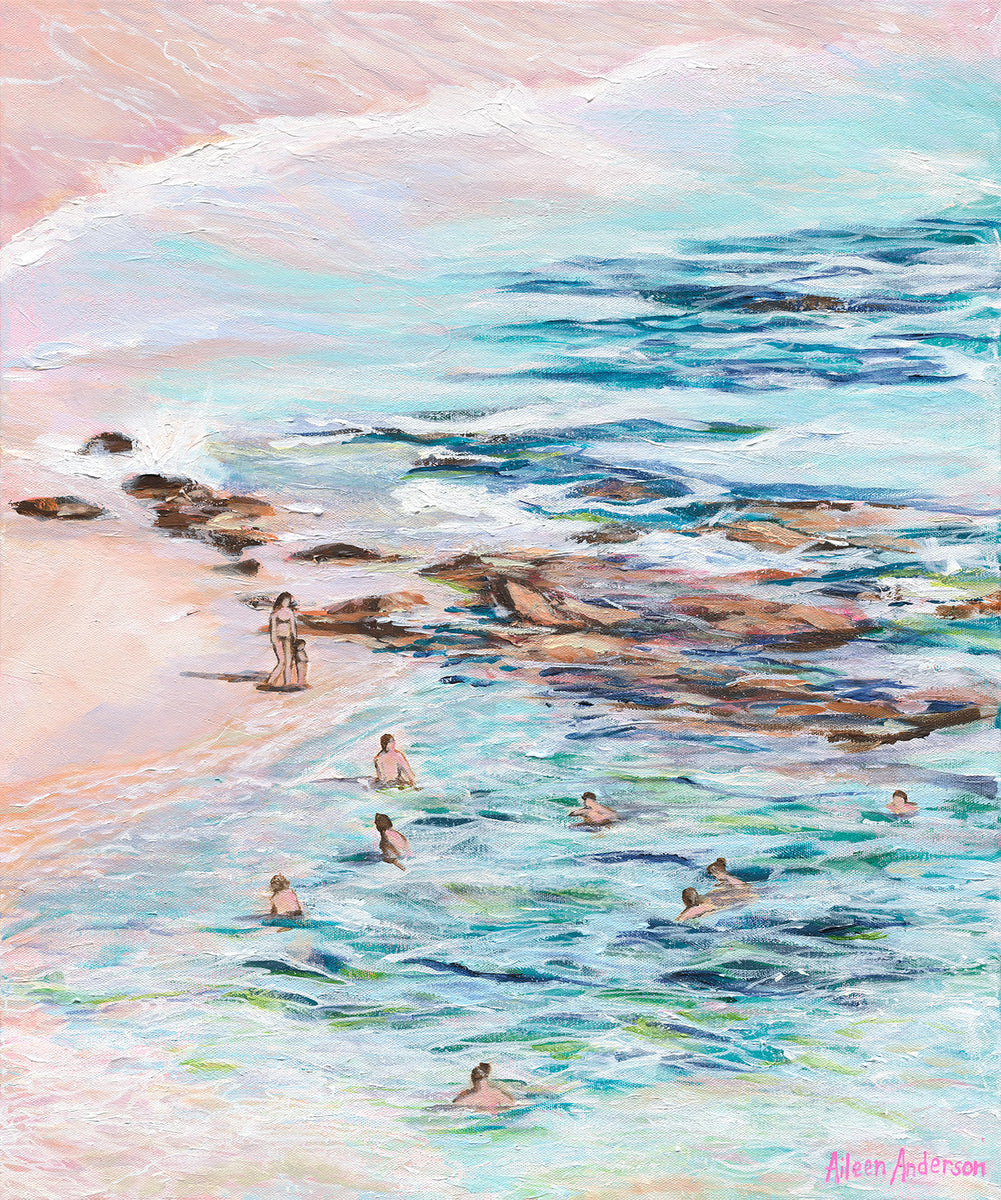 Bogey Hole Blush-Bronte NSW by Aileen Anderson – Aileen Anderson